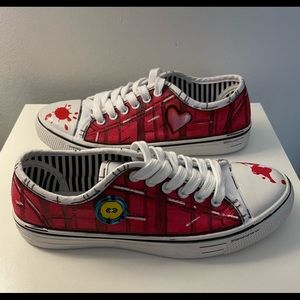 Shoes | Custom Hand Painted Borderlands Mad Moxxi Converse Style ...